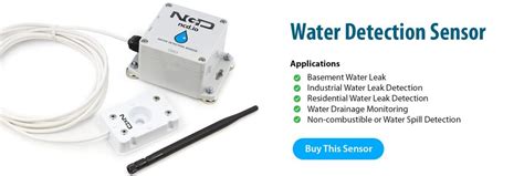 sensors to detect water leakage