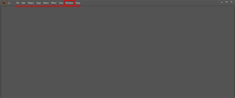 How Do I Show The Menu Bar In Illustrator