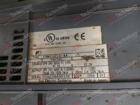 Jess Repair Service In Malaysia Repair Frenic Mega Fuji Inverter 02a539a0010e Frn15g1s 4a