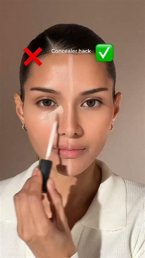 Concealer Hack Concealer Tricks Makeup Routine Simple Makeup