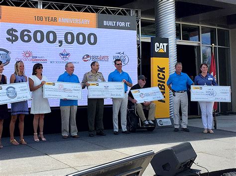 Fabick Celebrates 100 Years With Six 100000 Ts Wings Of Hope