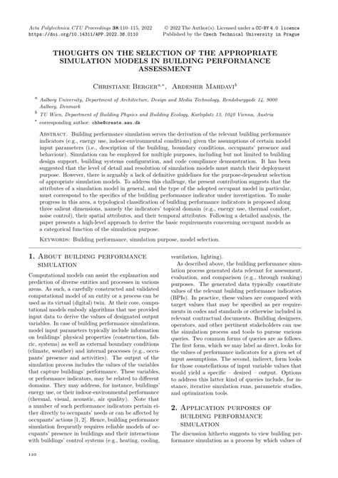 pdf thoughts on the selection of the appropriate simulation models in