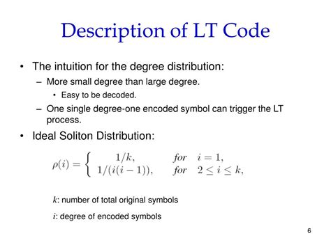ppt distributed lt codes powerpoint presentation free download id