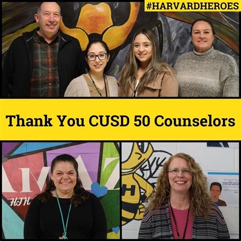Thank You Cusd50 School Counselors Harvard Cusd 50
