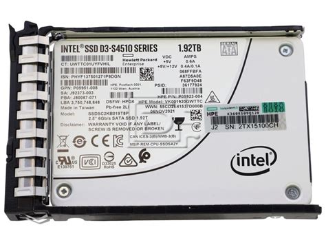 Hewlett Packard Hpe P40499 B21 192tb 25 6gbps Mlc Hs Read