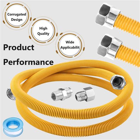 Gas Dryer Flexible Gas Line Grehitk Flexible Gas Line Connector For
