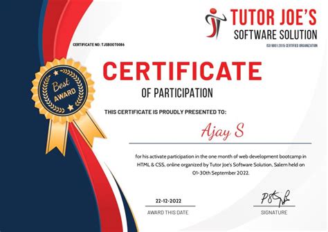 Html Css Webdevelopment Bootcamp Tutorjoessoftwaresolution Ajay S