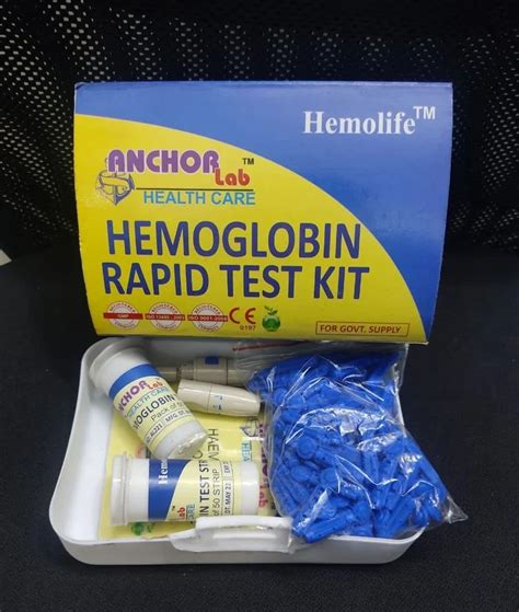 Hemolife Anchor Hemoglobin Rapid Test Kit At ₹ 600piece In Lucknow