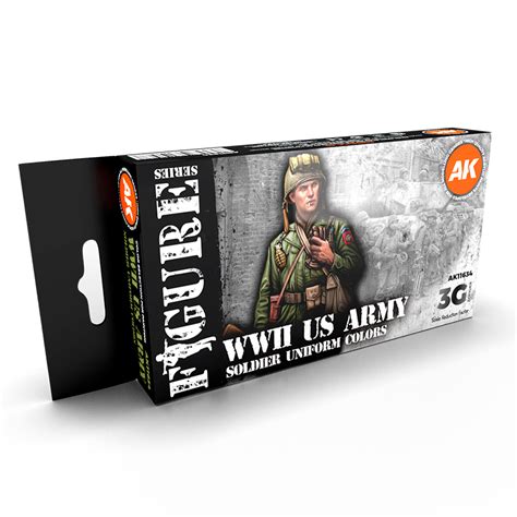 Buy Wwii Us Army Soldier Uniform Colors Online For 16 50€ Ak Interactive