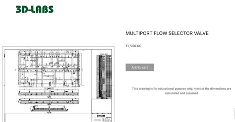 3dlabs Multiport Flow Selector Valve