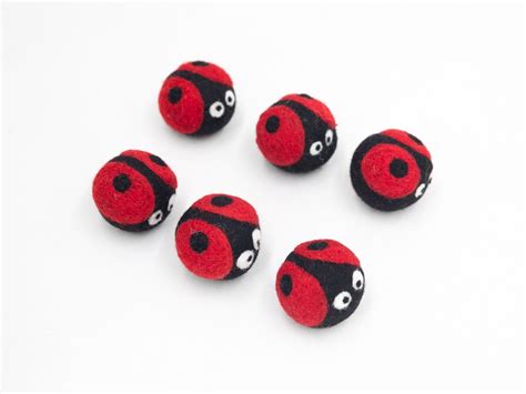 Shop 5cm Red Felt Ladybug Felt And Yarn