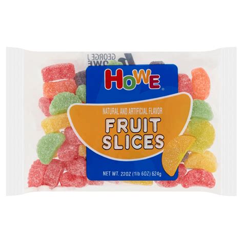 Howe Fruit Slice Gummy Candy 22 Oz Bag