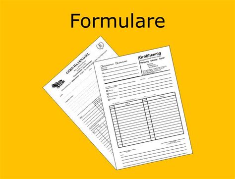 Formulare - Werbeagentur Loof