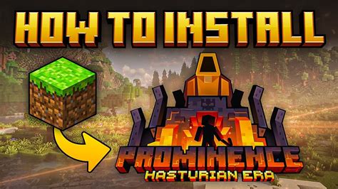 How To Download And Install Prominence Ii Rpg Hasturian Era Modpack For Minecraft Youtube