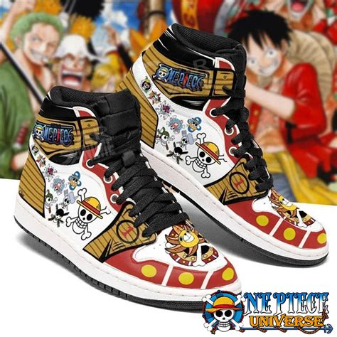 One Piece Jolly Rogers Straw Hat Pirates Shoes Free Shipping