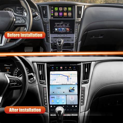 Tesla Screen Mark 7 For Infiniti Q50 Q60 Android 13 Car Gps Radio