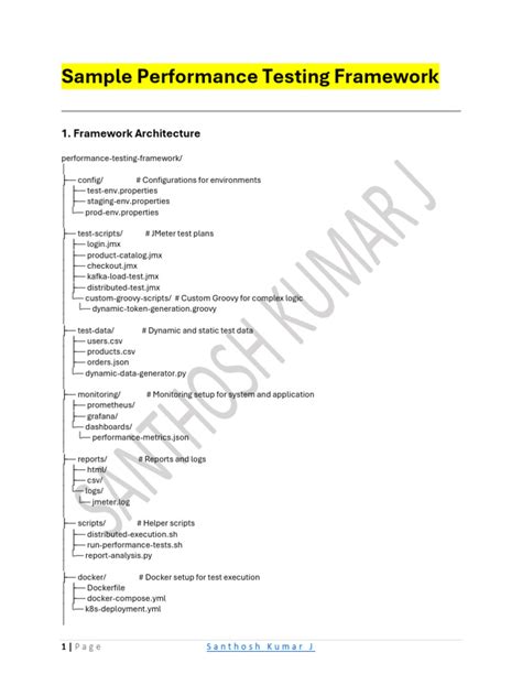 Advanced Performance Testing Framework Pdf Computer Architecture