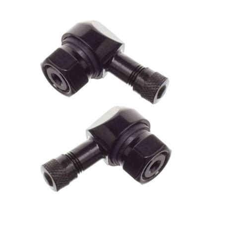2x Valve Coudée Alu Moto Japonaise Coudé Yamaha Honda Suzuki Kawasaki