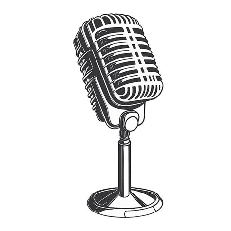 Premium Vector Microphone Vector Design
