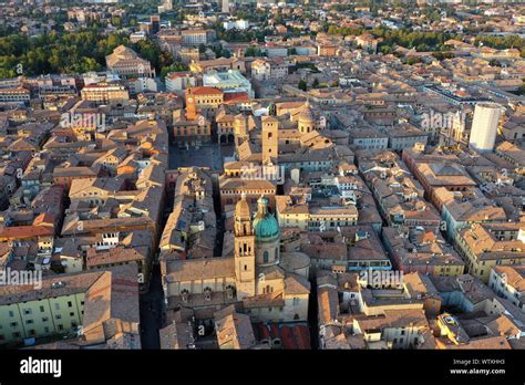 Aerial View Of The Reggio Emilia Town Center Emilia Romagna Italy