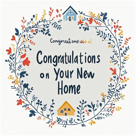 Doodle House Congratulations On Your New Home Banner Premium Ai