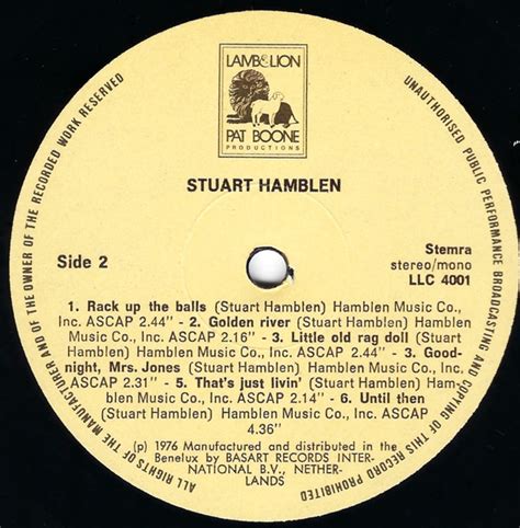 Stuart Hamblen A Man And His Music Lp Album Akerrecords Nl