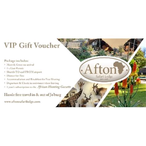 Vip Meet And Greet And Accommodation T Voucher Safari Club International