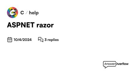 Aspnet Razor C