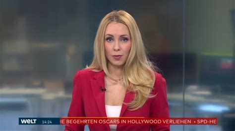 Dorothea Schupelius Mit Den Nachrichten Bei Welt Am 09 03 2024 Kleine
