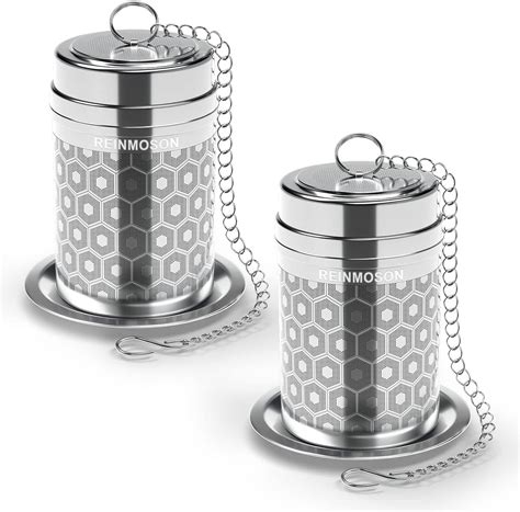2 Pack Reinmoson Large Tea Infuser For Loose Tea And Spice