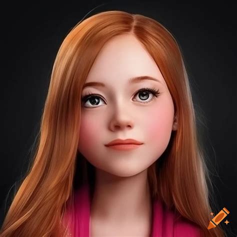 Detailed Real Life Portrait Of Mabel Pines On Craiyon