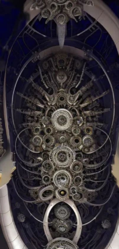 Intricate Gear Pattern Art Free Download