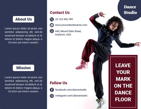 Dance Brochure Templates
