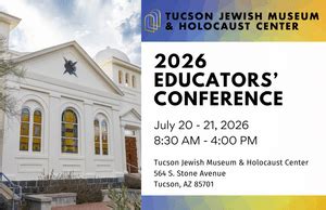 Programs And Events — Tucson Jewish Museum And Holocaust Center