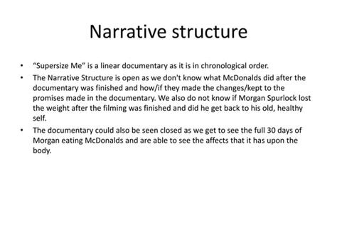 Supersize Me Analysis Ppt