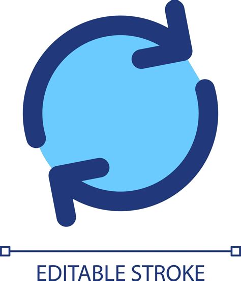 Synchronization Pixel Perfect RGB Color Ui Icon Rotating Arrows Sync Process Simple Filled