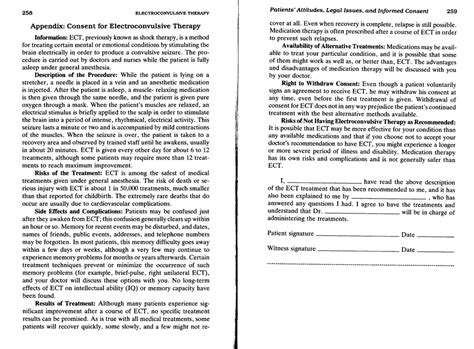 Ect And Informed Consent Healthyplace