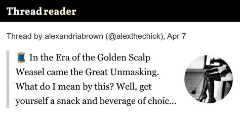 Thread By Alexthechick On Thread Reader App Thread Reader App