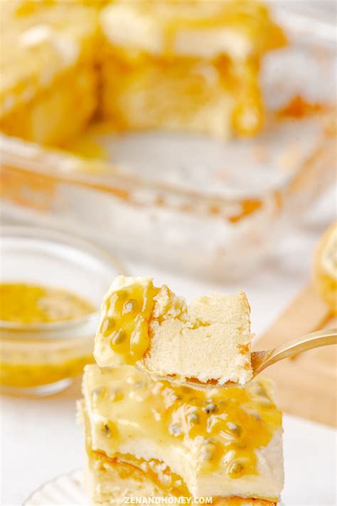 Passion Fruit Poke Cake Zen And Honey