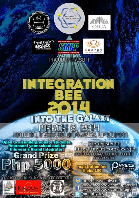 Integration Bee 2014 Into The Galaxy The First Speed Integration