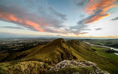 Download Te Mata Peak Sunset Hastings N Z Wallpaper