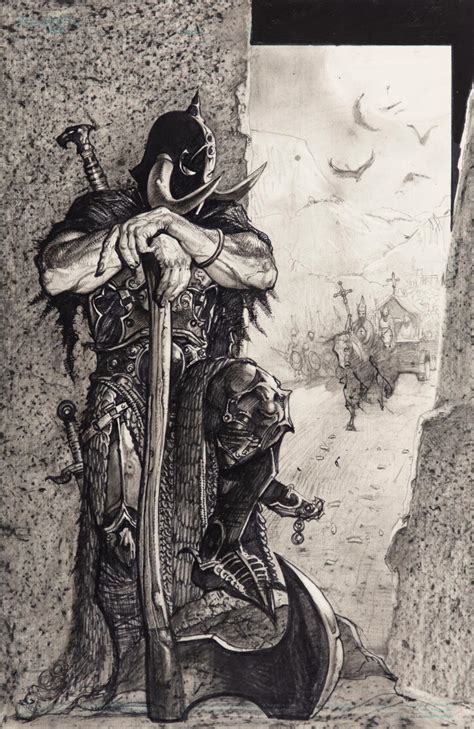 Sold At Auction Simon Bisley Simon Bisley Death Dealer 2000s