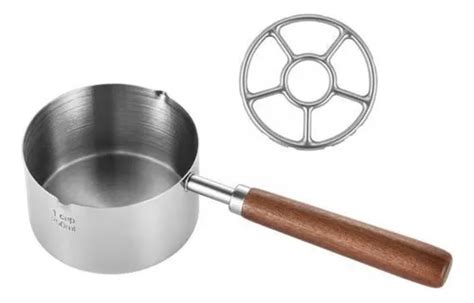 Mokasi 2 Mini Cazuelas De Acero Inoxidable Con Soporte Cuotas Sin Interés