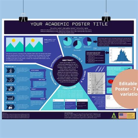 Academic Poster Etsy