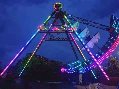 Theme Park Rides At Night