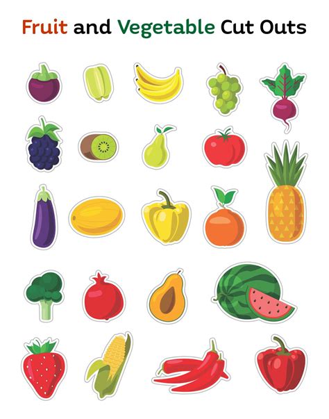 Fruit Cutouts 10 Free Pdf Printables Artofit