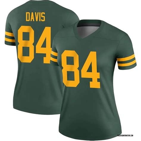 Nike Tyler Davis Green Bay Packers Womens Legend Green Alternate Jersey