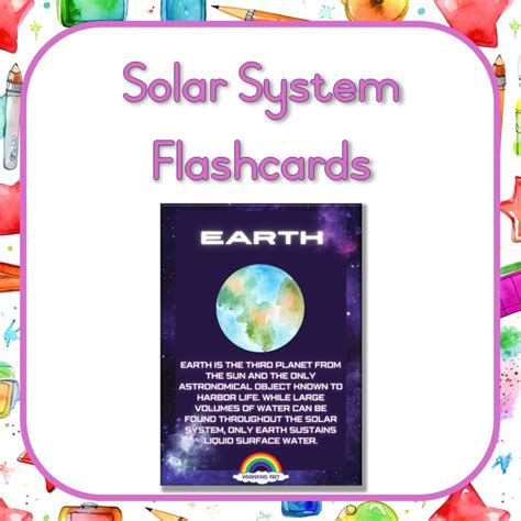 The Solar System Info Cards Skool Pret The Solar System Info Cards Skool Pret