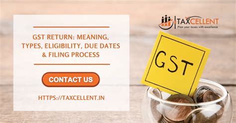 Gst Return Meaning Types Eligibility Due Dates And Filing Process