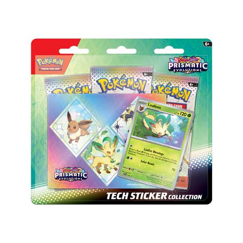 Prismatic Evolutions Tech Sticker Collection Pre Order Limit One Pe Poke Zone